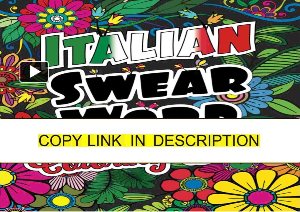 [PDF]⚡ Italian Swear Word Coloring Book: Cuss Word Coloring Book For ...