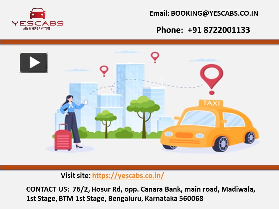 PPT – Cab booking in Bangalore PowerPoint presentation | free to ...