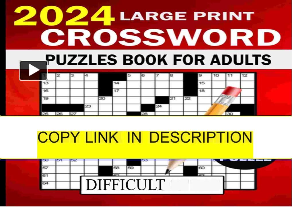 PPT – [PDF⚡READ ] 2024 Large Print Difficult Crossword Puzzles Book For ...