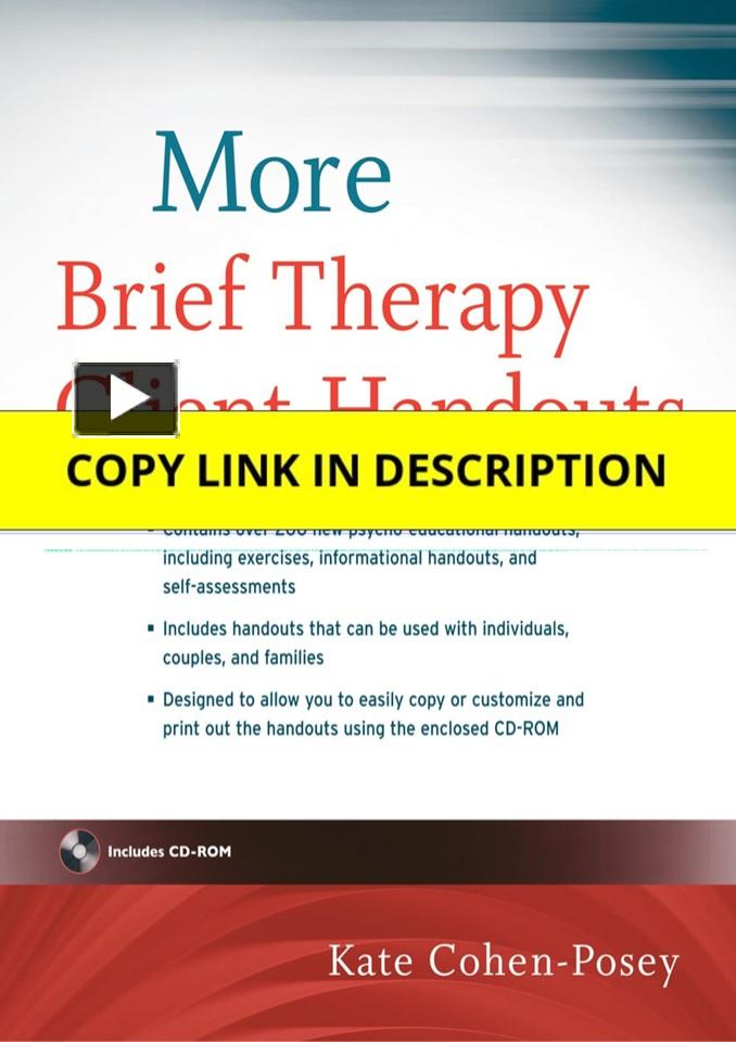 PPT – [PDF] More Brief Therapy Client Handouts Free PowerPoint ...