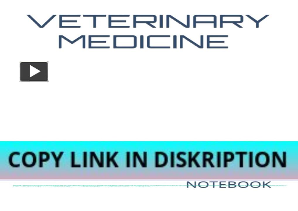 PPT – PDF DOWNLOAD FREE VETERINARY MEDICINE NOTEBOOK: 200 Lined College ...