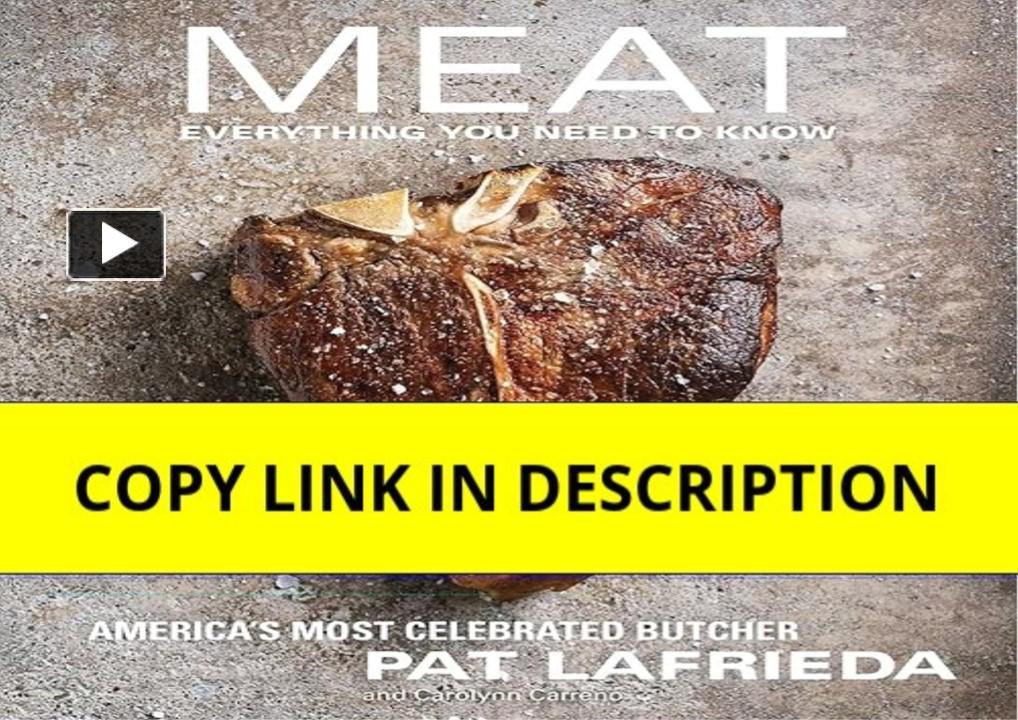 PPT – [PDF]DOWNLOAD Meat: Everything You Need to Know PowerPoint ...