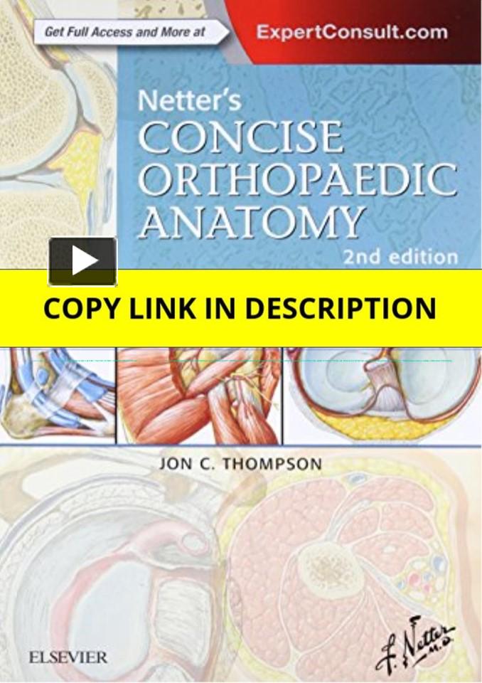 [PDF] Netter's Concise Orthopaedic Anatomy, Updated Edition (Netter ...