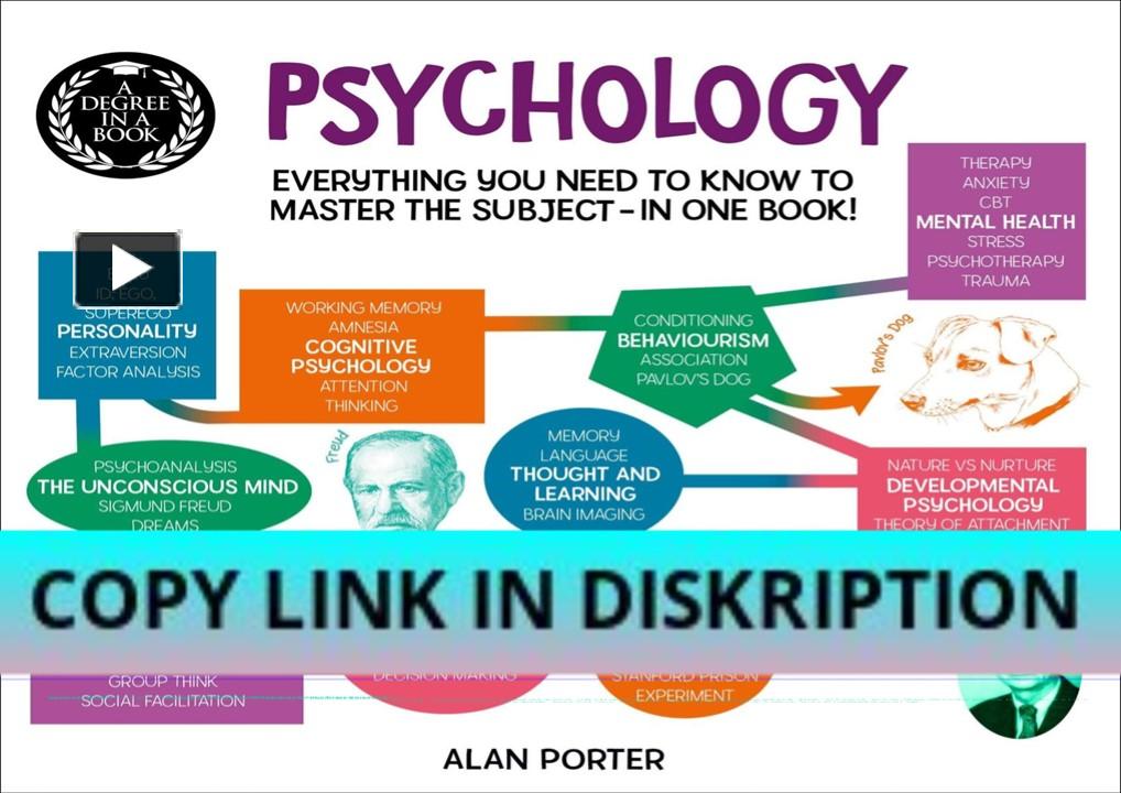 DOWNLOAD PDF A Degree in a Book: Psychology: Everything You Need to Kn ...