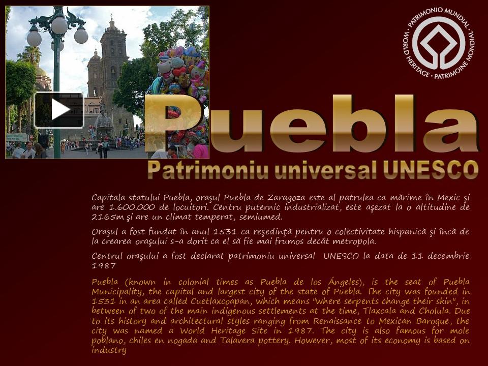Mexico Puebla 1 presentation | free to view