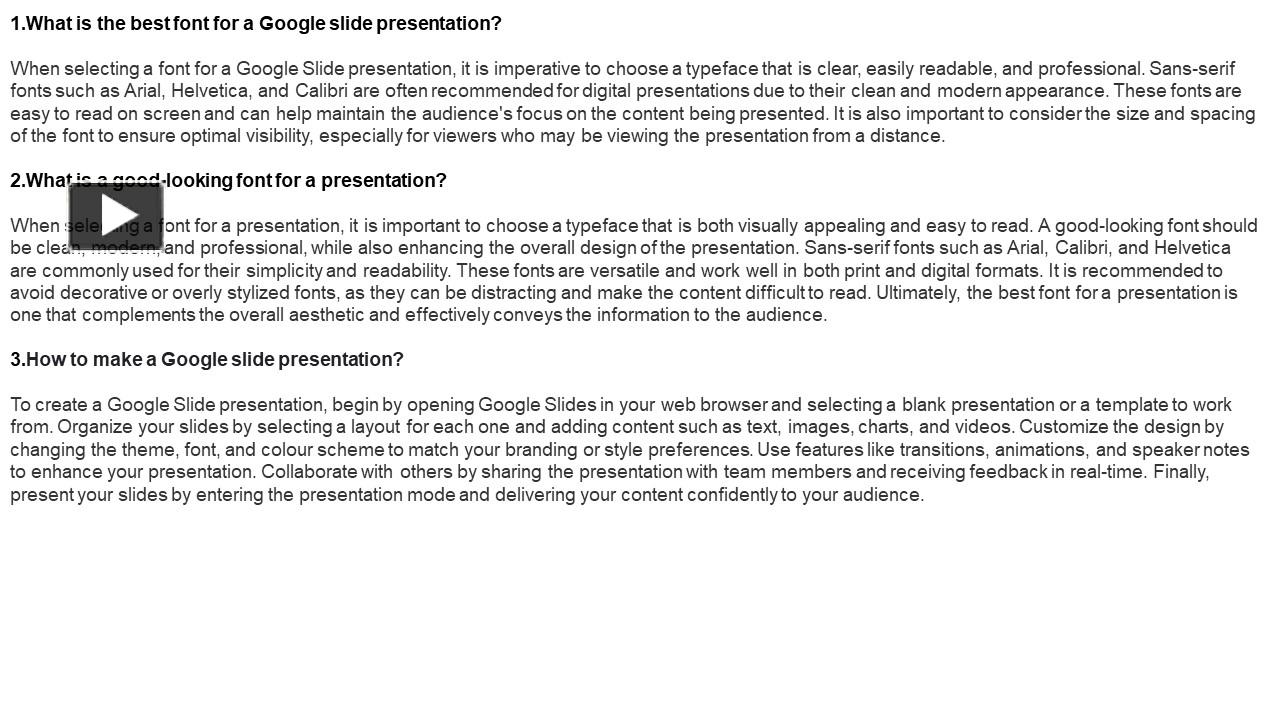 PPT – Enhancing Your Presentation Skills with Google Slides PowerPoint ...