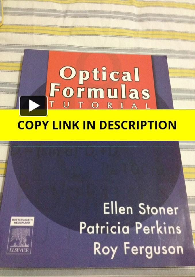 [PDF] Optical Formulas Tutorial Android presentation | free to download