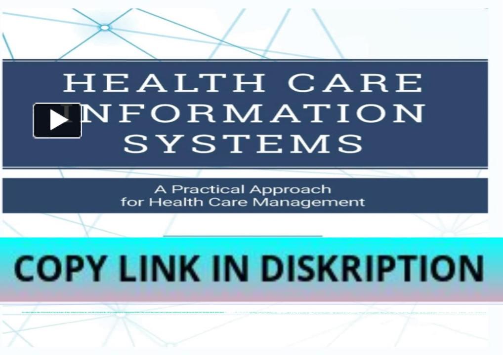 PPT – EPUB DOWNLOAD Health Care Information Systems: A Practical A ...