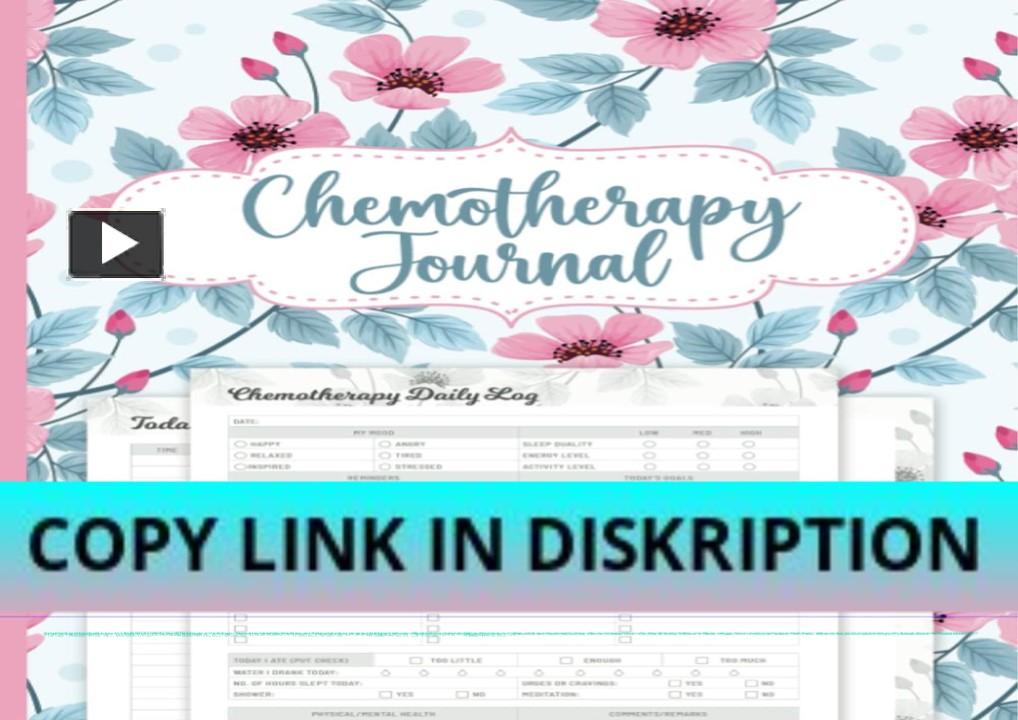 READ DOWNLOAD Chemotherapy Journal: Beautiful Cancer Journal ...