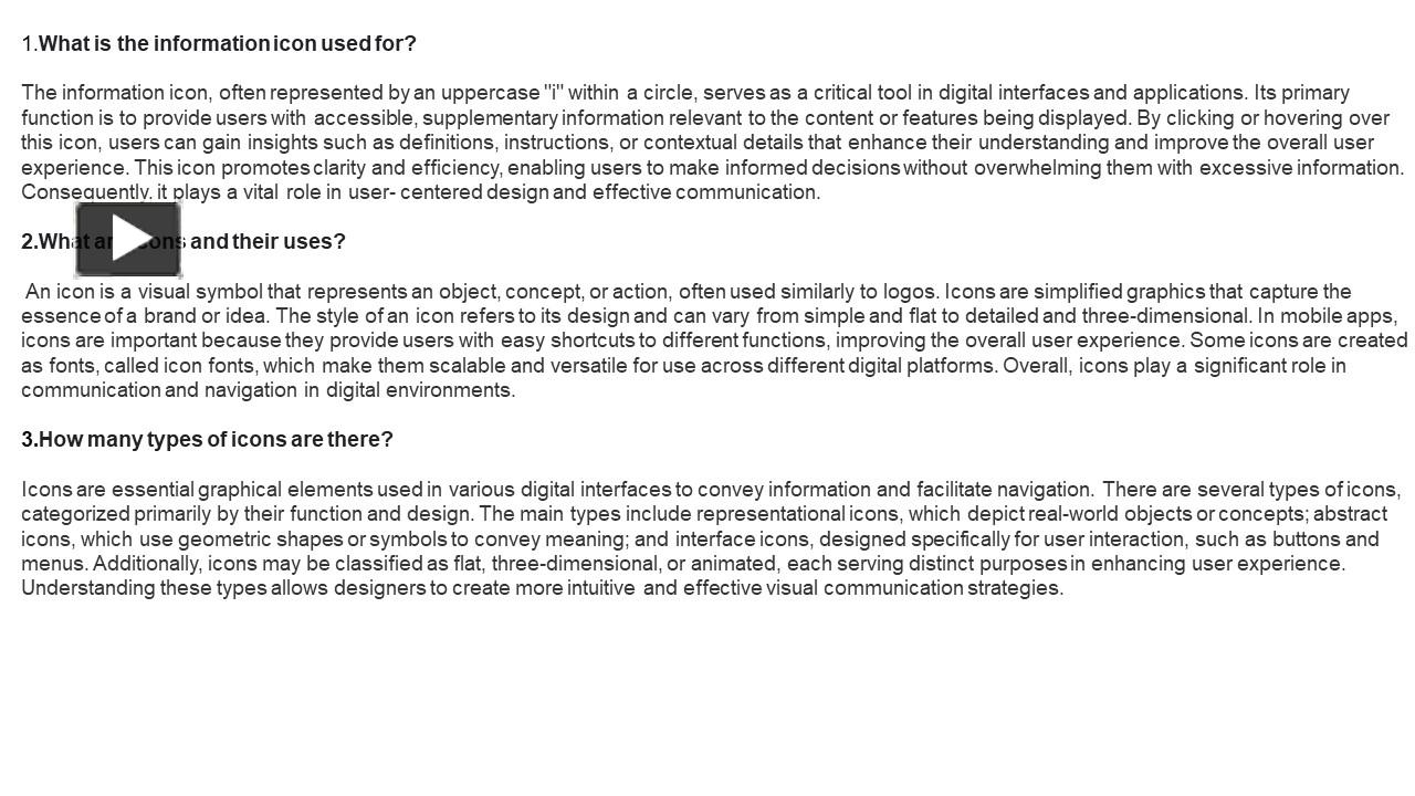 A Comprehensive Guide to Icon Usage in Digital Interfaces presentation ...