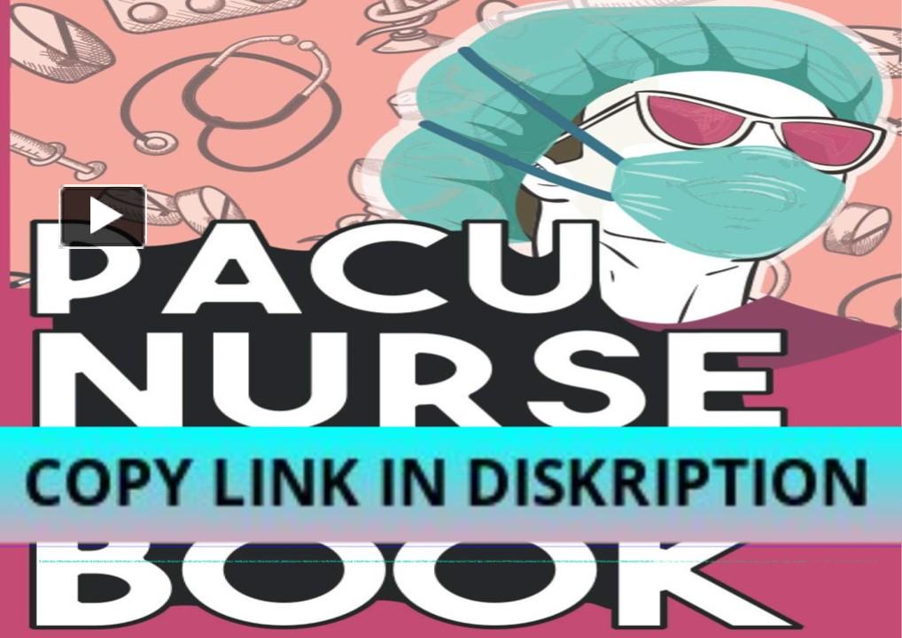 [PDF] READ Free PACU Nurse Coloring Book: Snarky Coloring Bo ...
