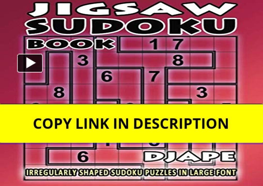 PPT – read pdf Jigsaw Sudoku book: irregularly shaped sudoku puzzles in ...