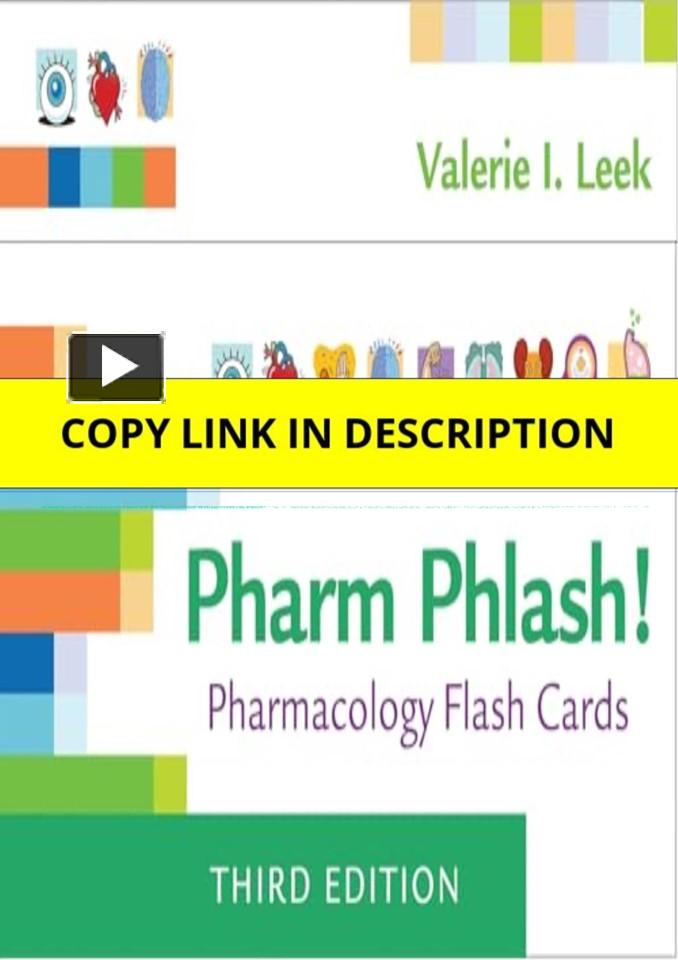 [PDF] Pharm Phlash!: Pharmacology Flash Cards Third Edition Full ...