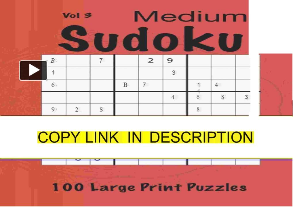 PPT – read⚡ Medium Sudoku Classic Puzzles: 100 Large Print Medium ...