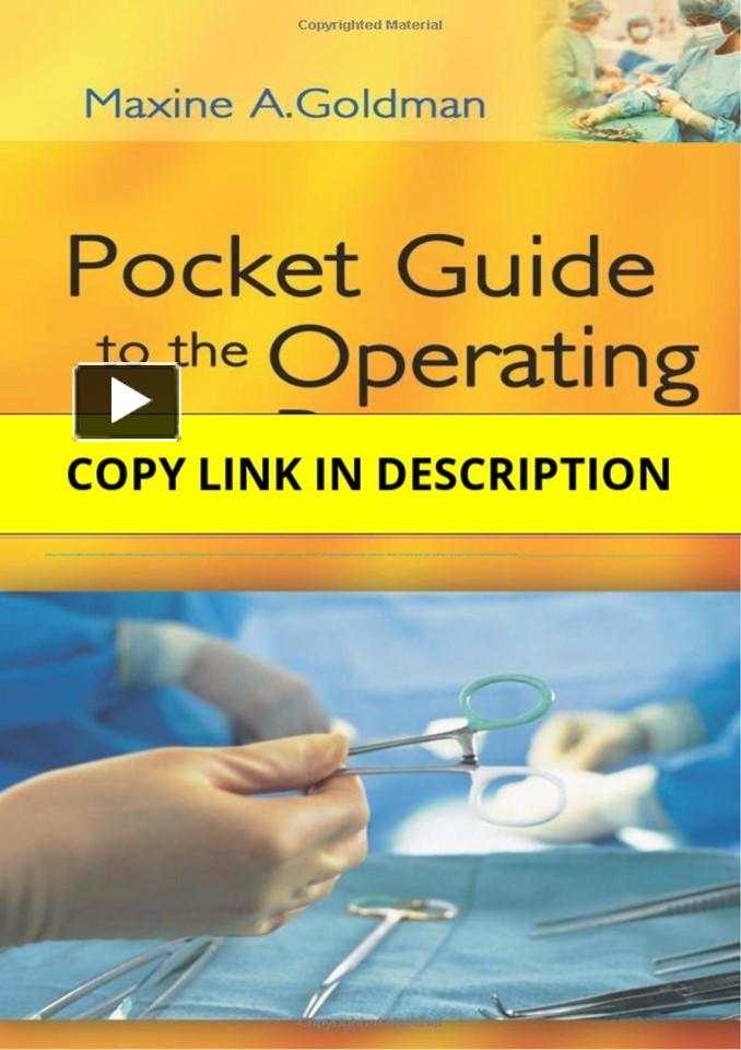 PPT – [PDF] Pocket Guide to the Operating Room (Pocket Guide to ...