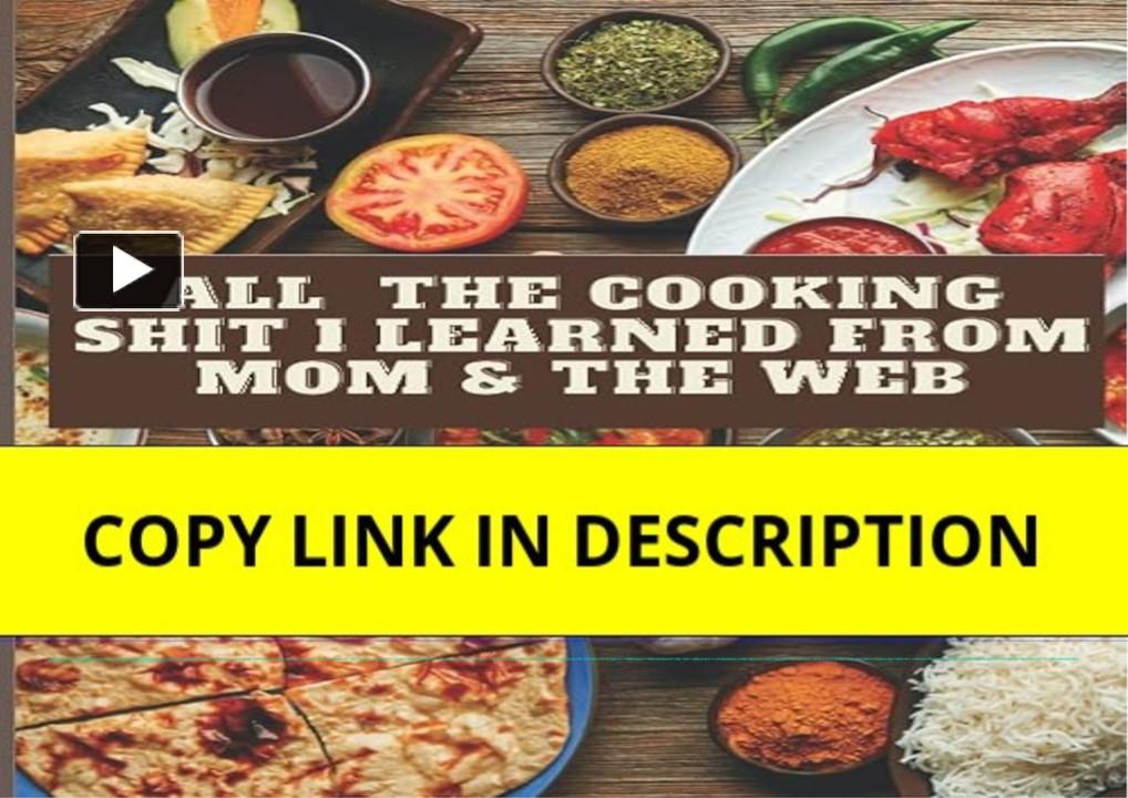 PPT – pdf All The Cooking Shit I Learned From Mom & The Web: Blank ...
