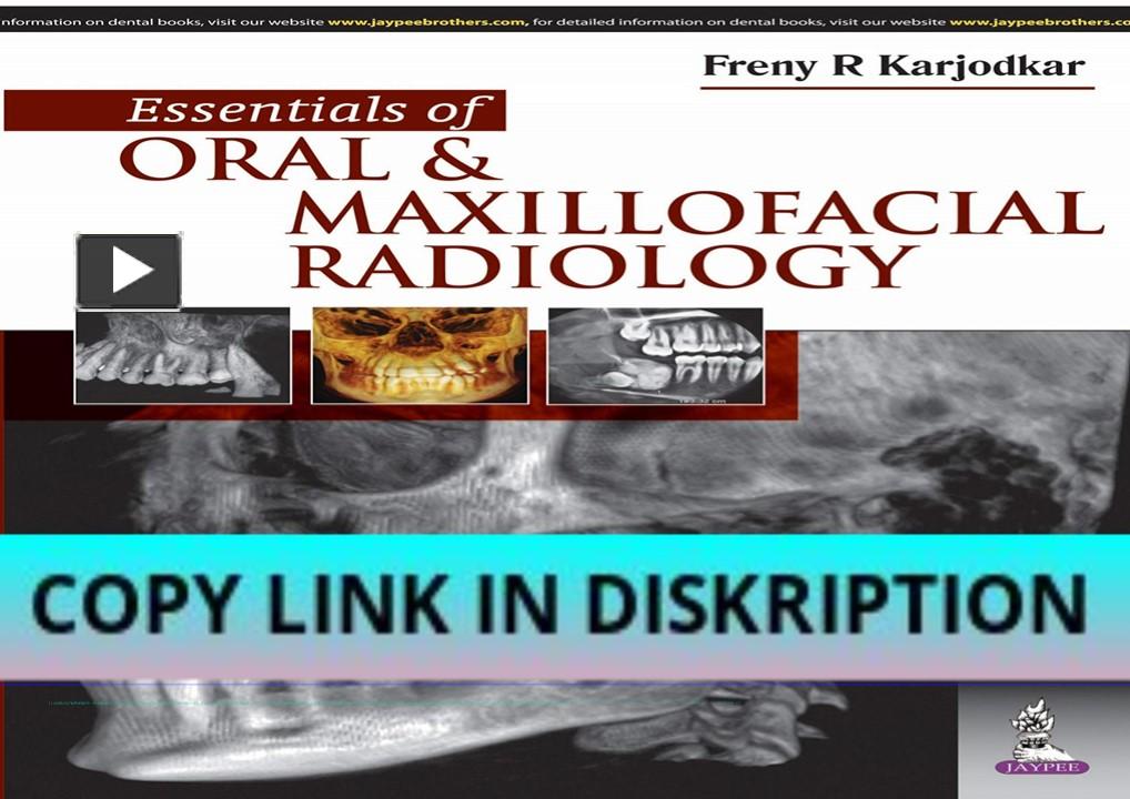 PPT – [PDF] DOWNLOAD Essentials Of Oral & Maxillofacial Radiology ...