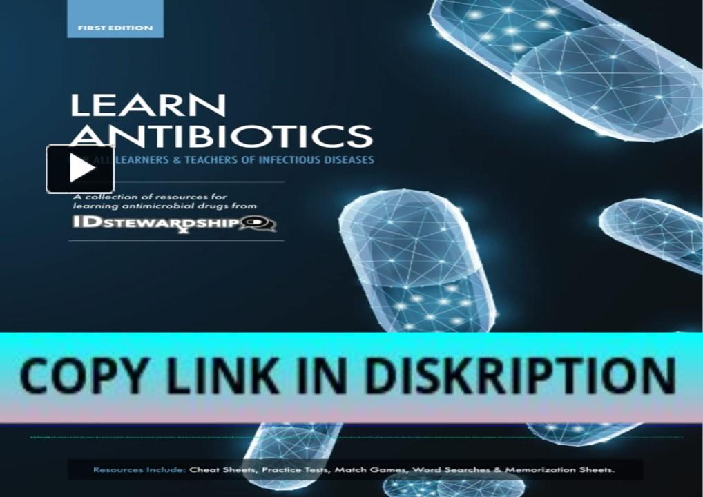 PPT – PDF DOWNLOAD Learn Antibiotics: A collection of resources for ...