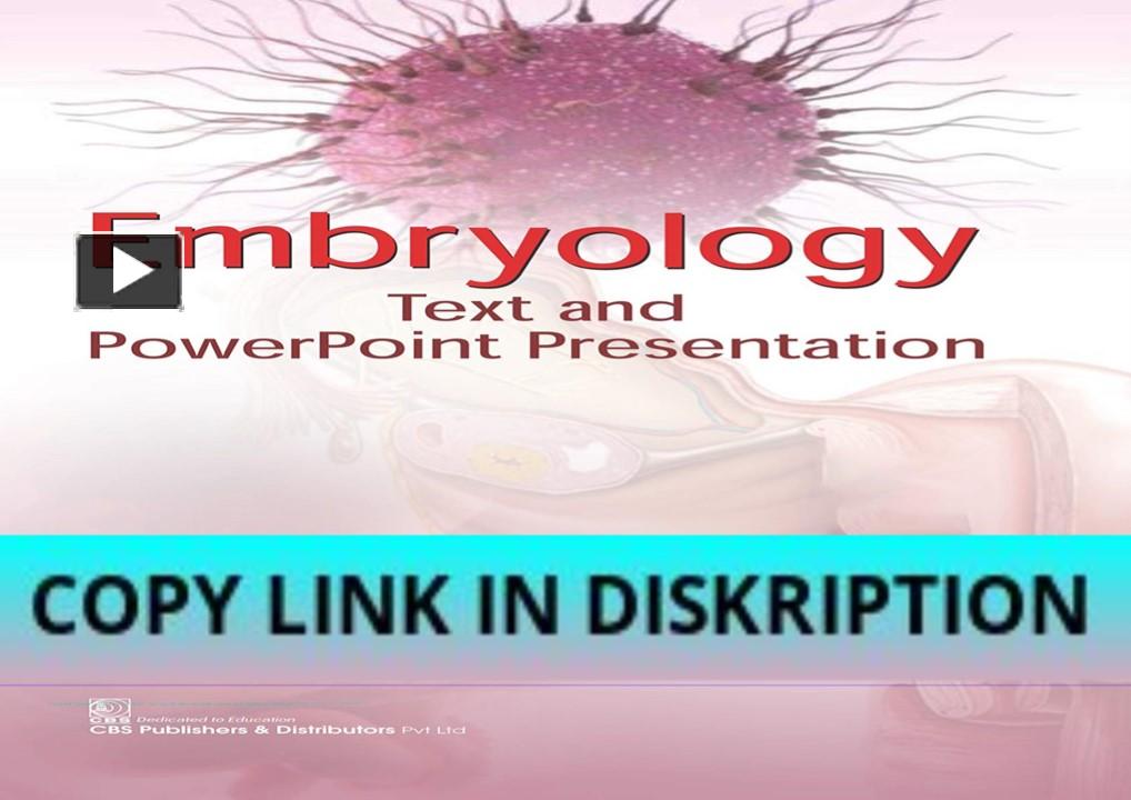 PPT – Read [PDF] Embryology PowerPoint presentation | free to download ...
