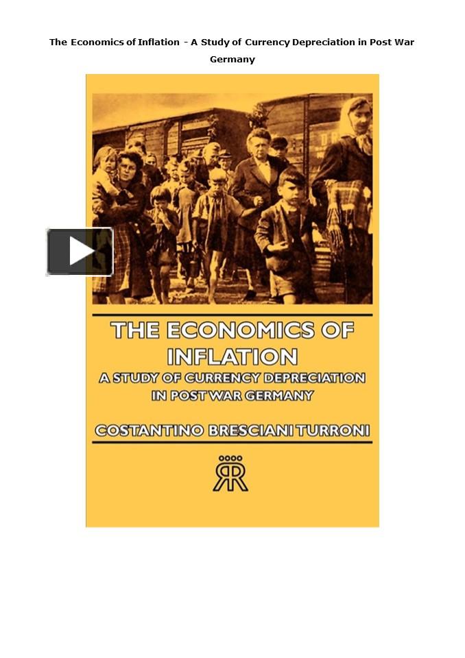 [DOWNLOAD]PDF The Economics of Inflation - A Study of Currency ...