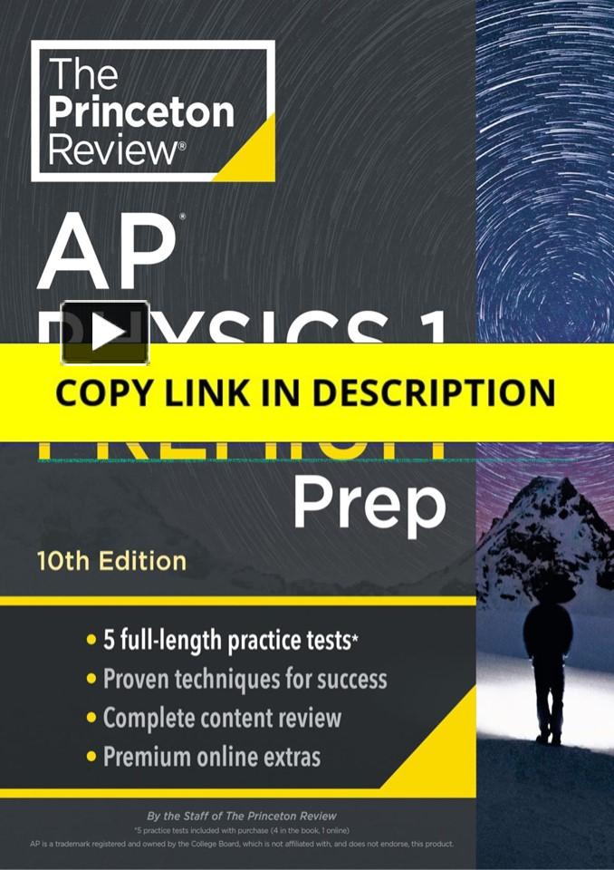 PDF Princeton Review AP Physics 1 Premium Prep, 10th Edition: 5 ...