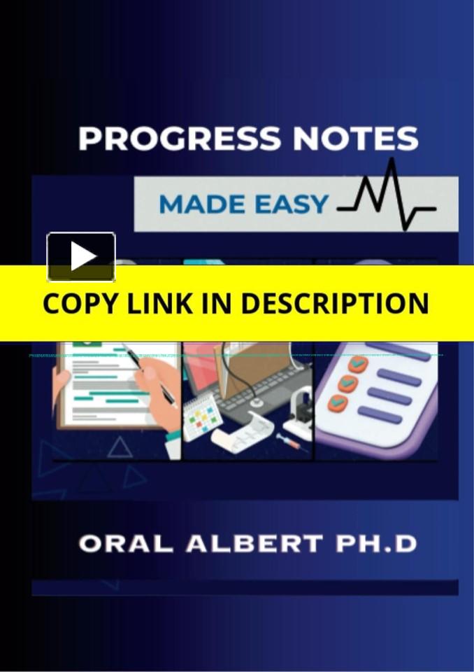 Download Progress Notes Made Easy: The Complete And Simple Step To Step ...