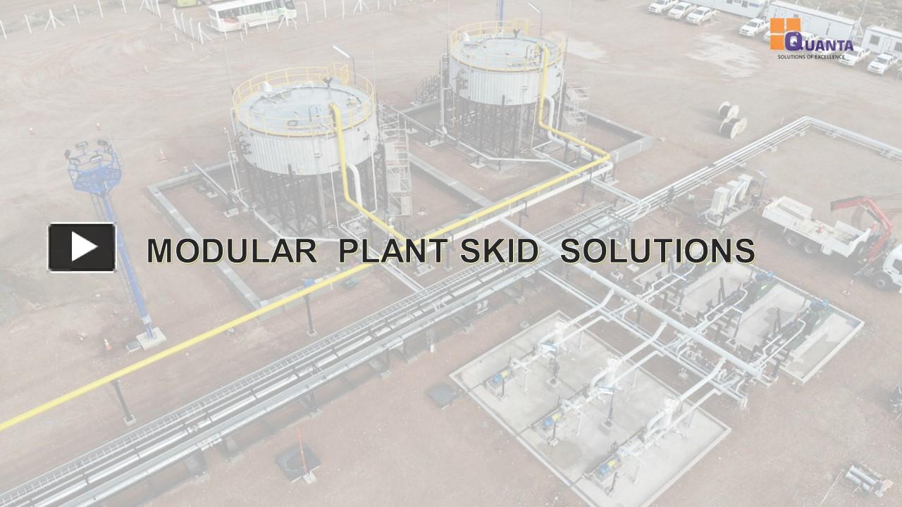 Modular Plant Skid Solutions presentation | free to download