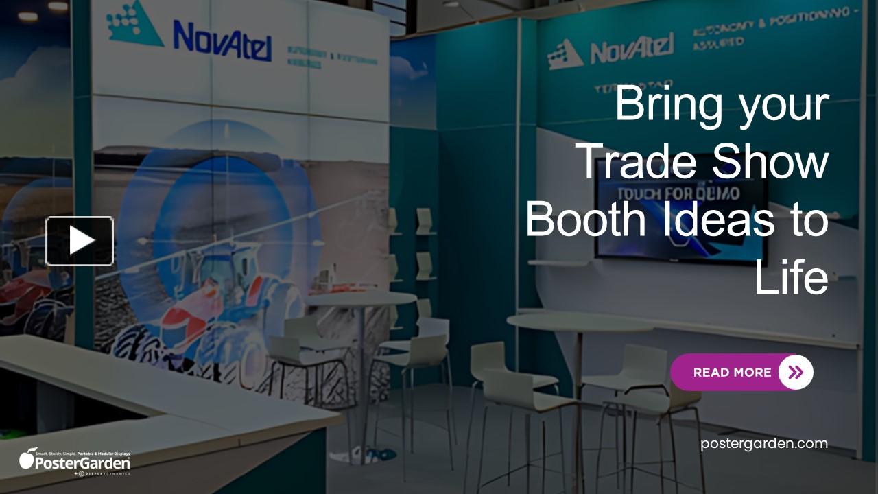PPT – Bring your Trade Show Booth Ideas to Life | PosterGarden ...