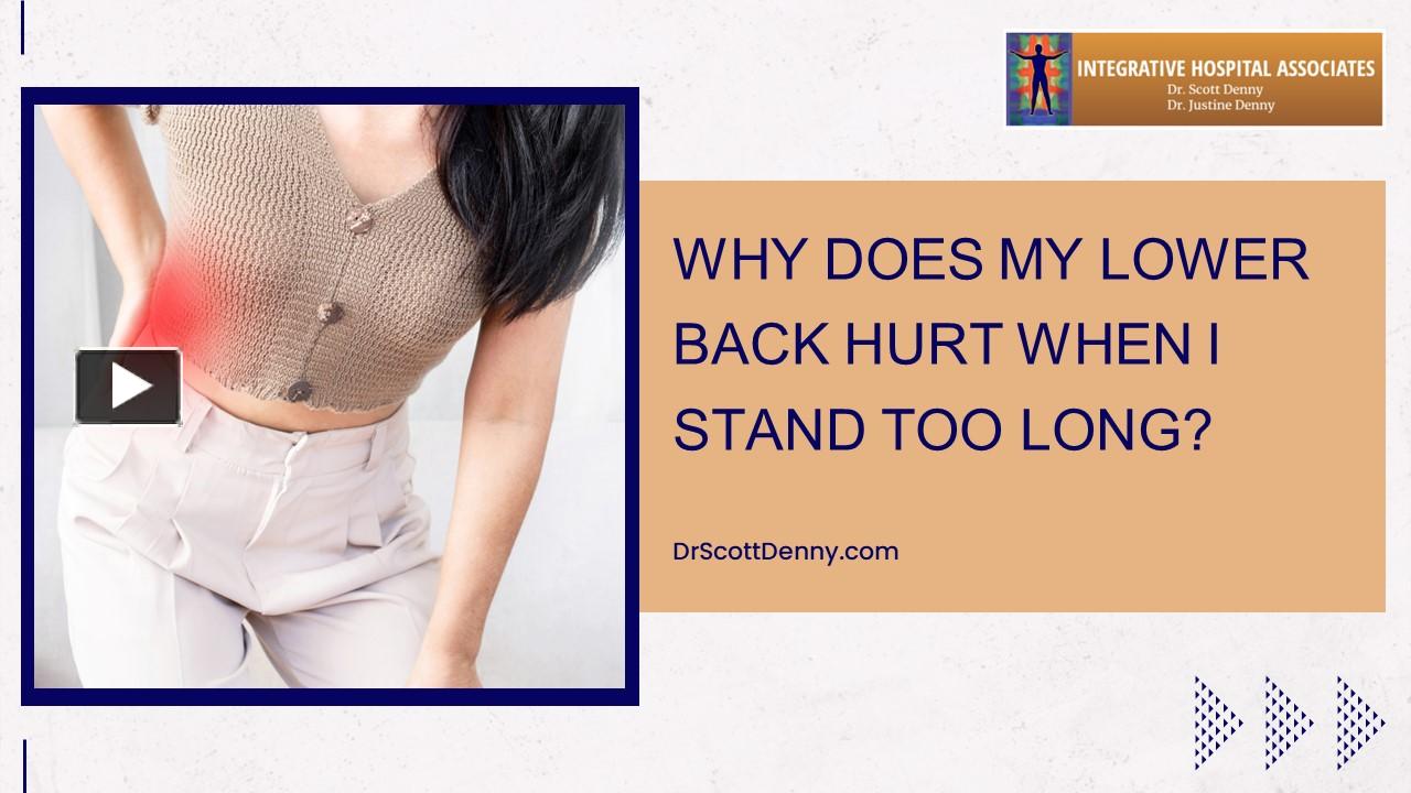 Understanding Lower Back Pain: Causes and Solutions presentation | free ...