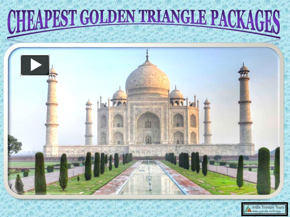 PPT – Cheapest Golden Triangle Packages PowerPoint presentation | free ...