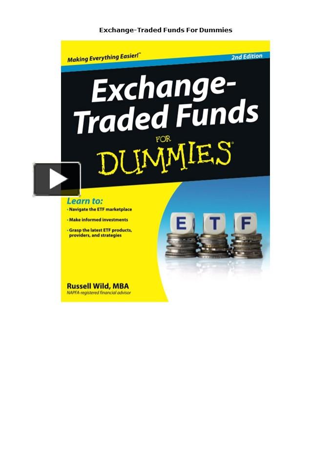 PPT – [PDF]DOWNLOAD Exchange-Traded Funds For Dummies PowerPoint ...