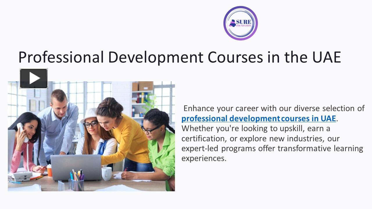 Professional Development Training Courses in UAE presentation | free to ...