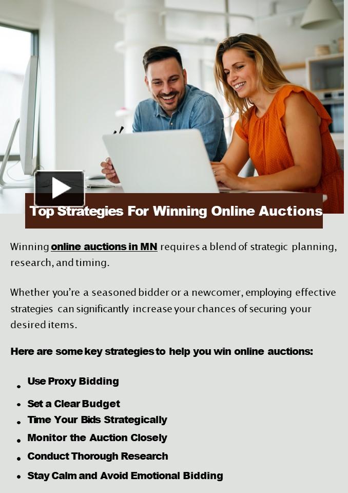 PPT – Top Strategies For Winning Online Auctions PowerPoint ...