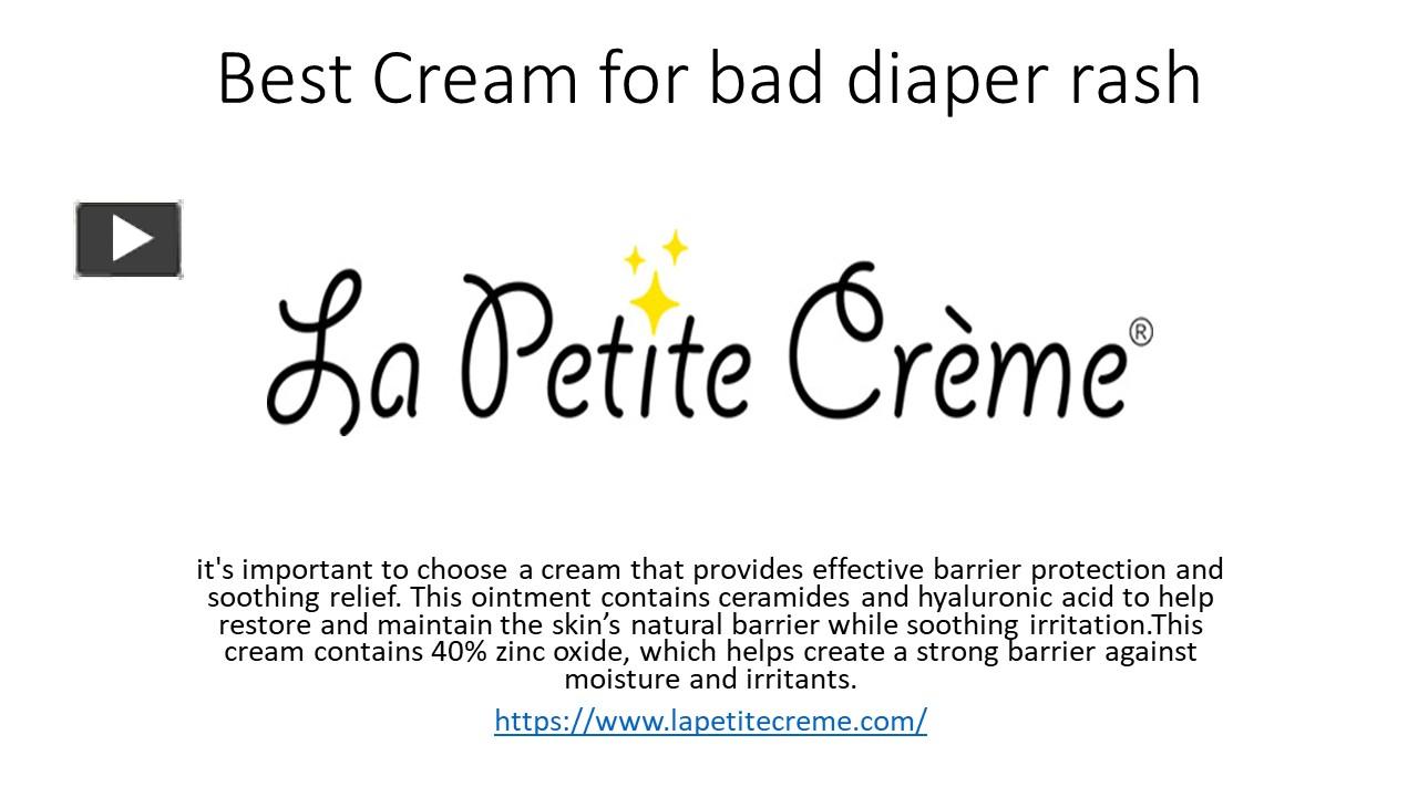 PPT – Best Cream for bad diaper rash PowerPoint presentation | free to ...