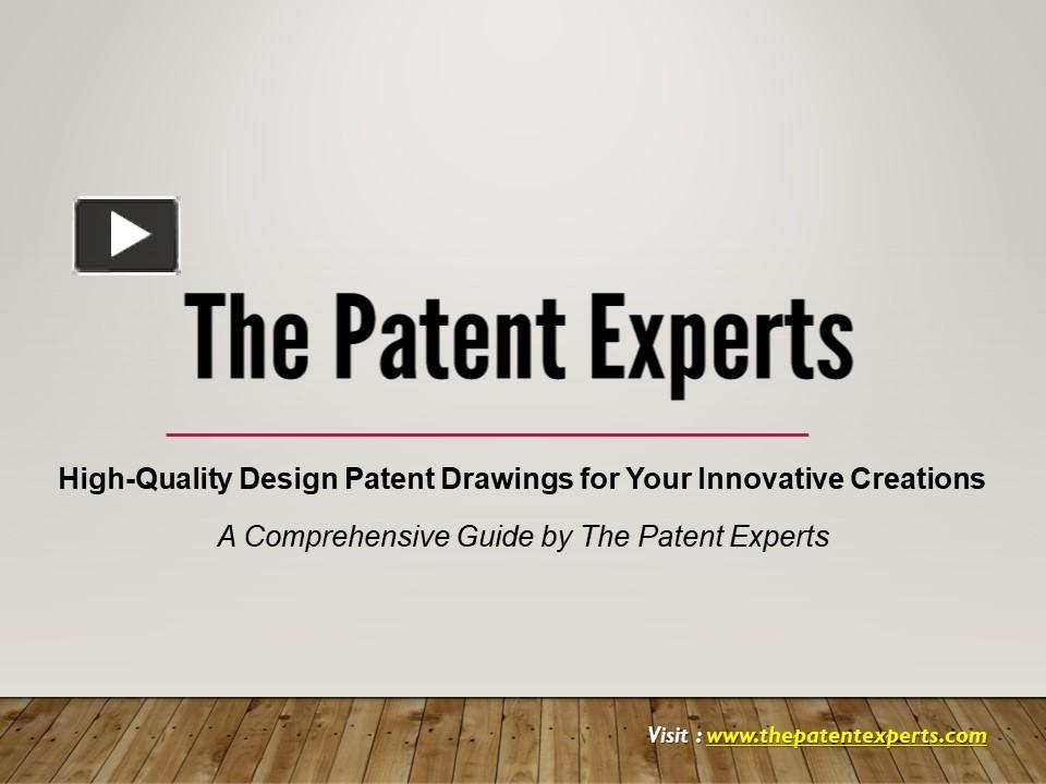 PPT – High-Quality Design Patent Drawings for Your Innovative Creations ...