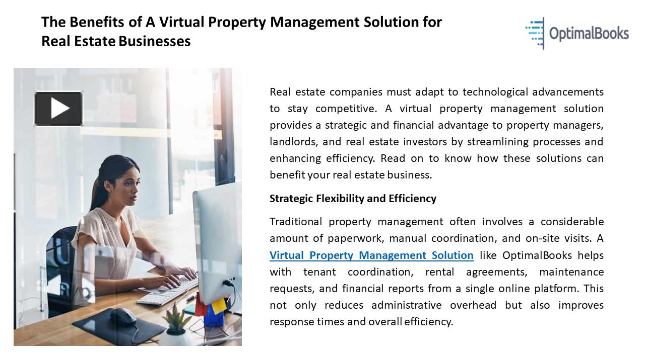 PPT – The Benefits of A Virtual Property Management Solution for Real ...