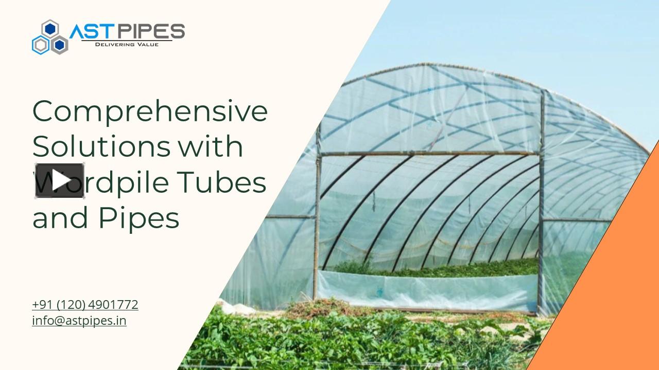 PPT – Comprehensive Solutions with Wordpile Tubes and Pipes PowerPoint ...