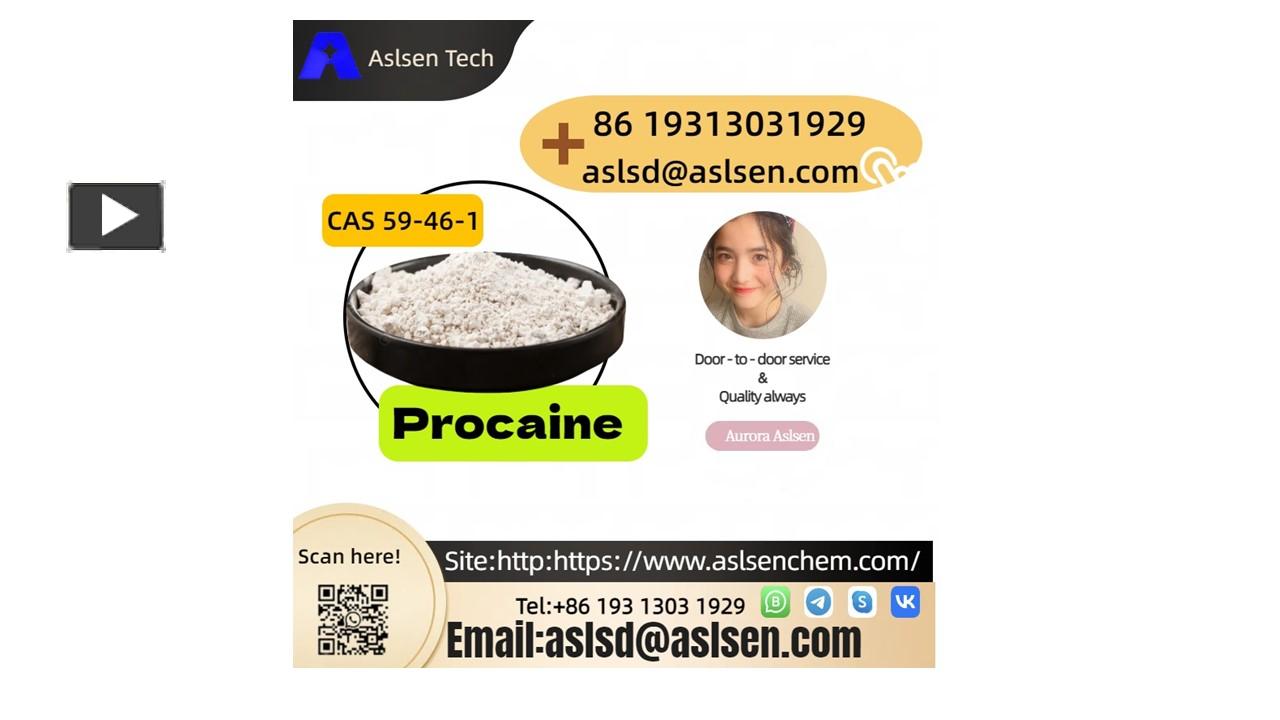 PPT – Discover the Advantages of Using Procaine API in Anesthesia ...