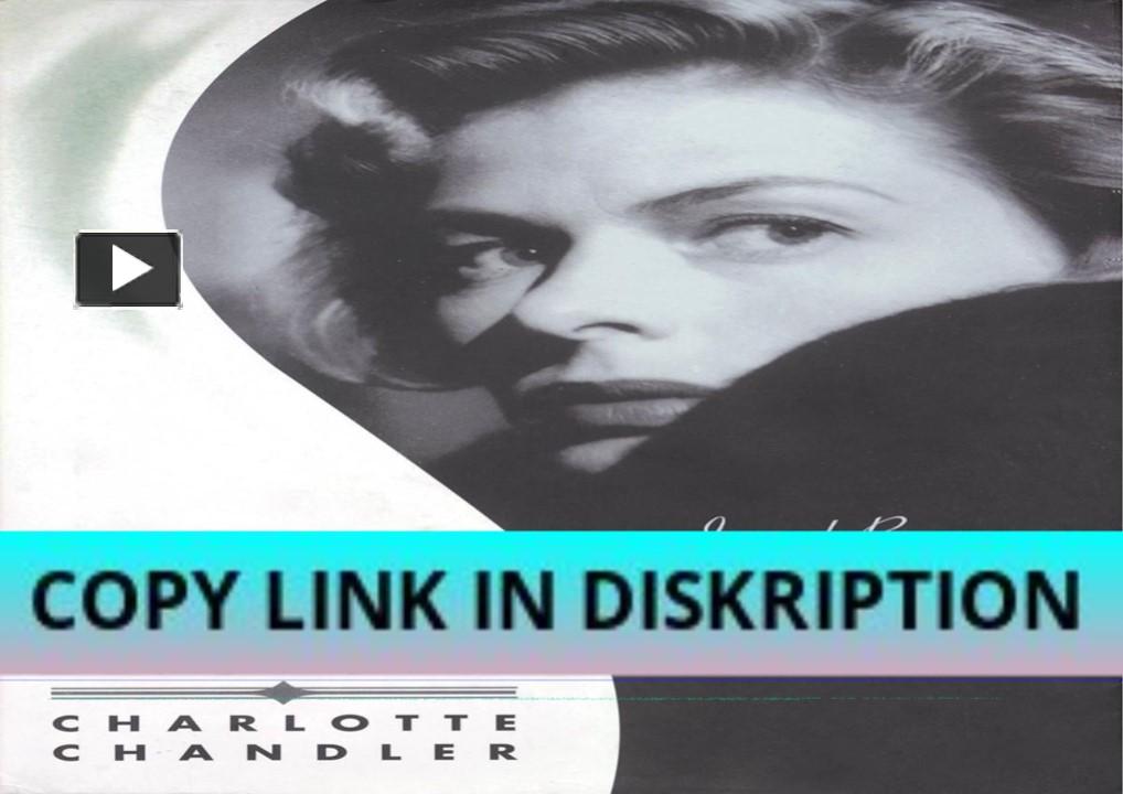 Ppt Pdf Ingrid Ingrid Bergman A Personal Biography Applause