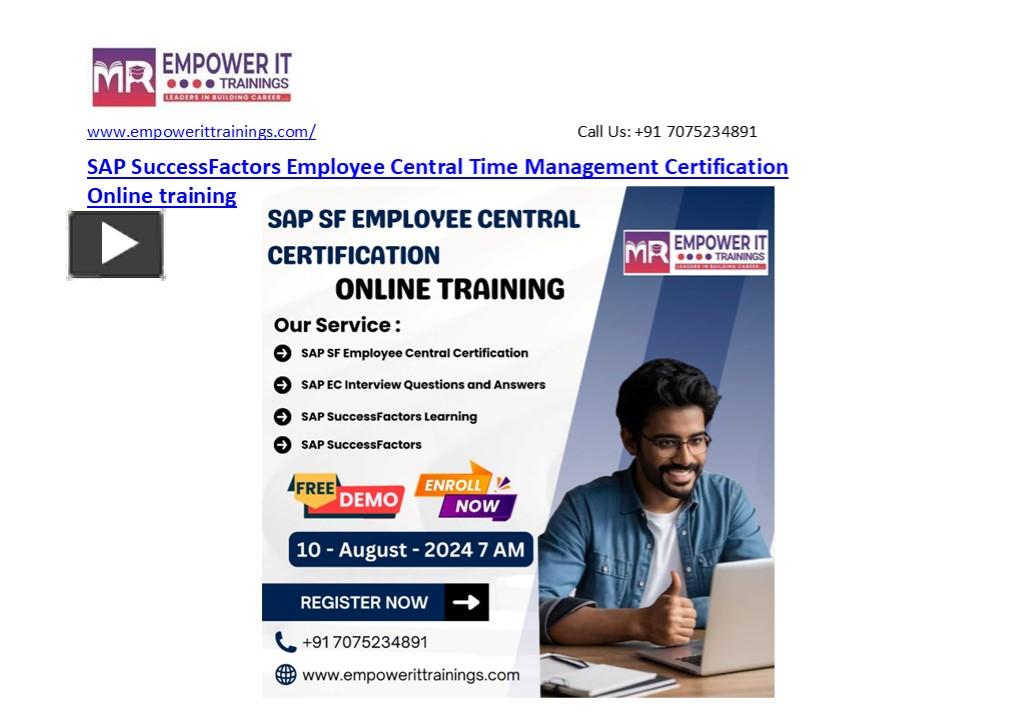 PPT – SAP SF Employee Central Certification Online Training PowerPoint ...