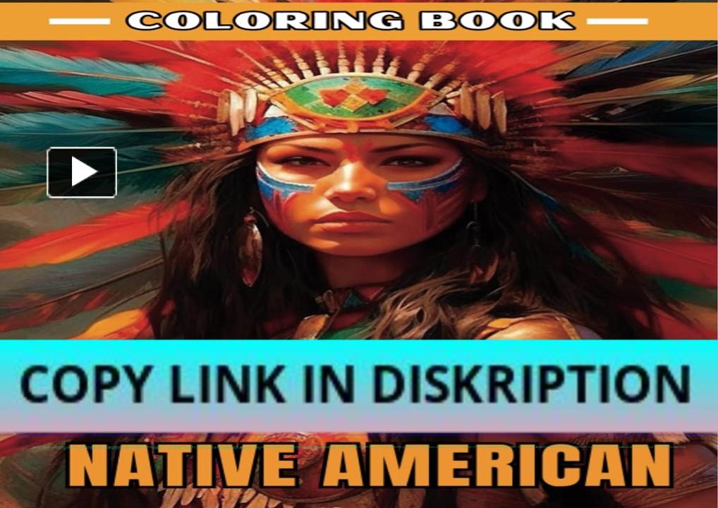 PPT – EPUB DOWNLOAD Native American: Coloring Book | Connect with ...