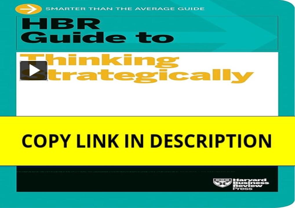 PDF ️Download ️ HBR Guide to Thinking Strateg presentation | free to ...