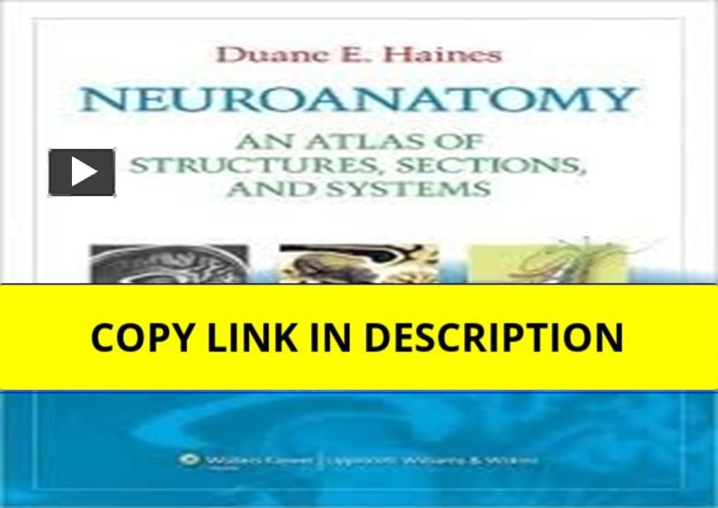 PPT – read⚡ Neuroanatomy: An Atlas of Structures, Sections, and Systems ...