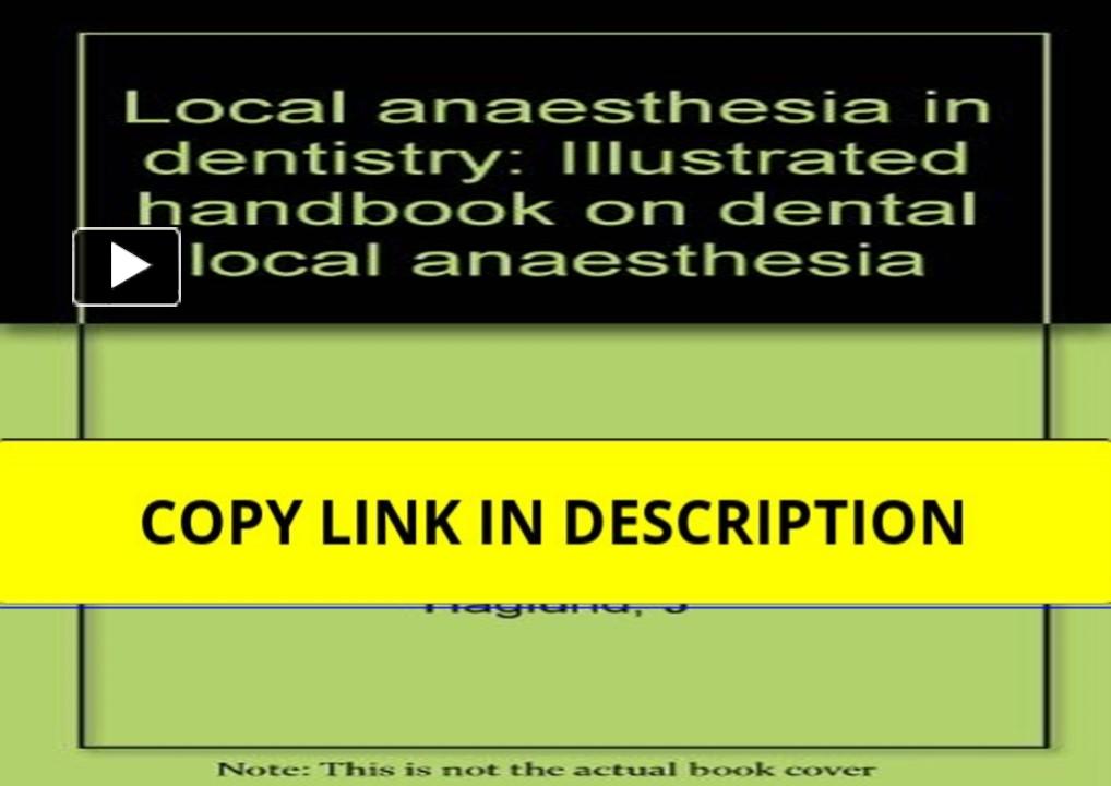 $PDF$/READ Local anaesthesia in dentistry: Illustrated handbook on ...