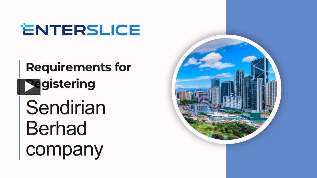 PPT – Requirements for Registering Sendirian Berhad company PowerPoint ...