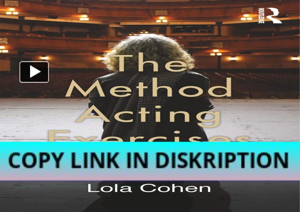PPT – PDF DOWNLOAD The Method Acting Exercises Handbook PowerPoint ...
