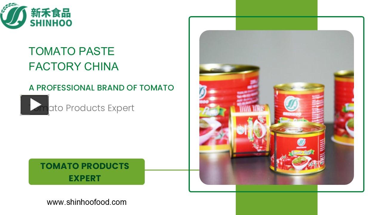 PPT – Tomato Paste Factory China PowerPoint presentation | free to ...