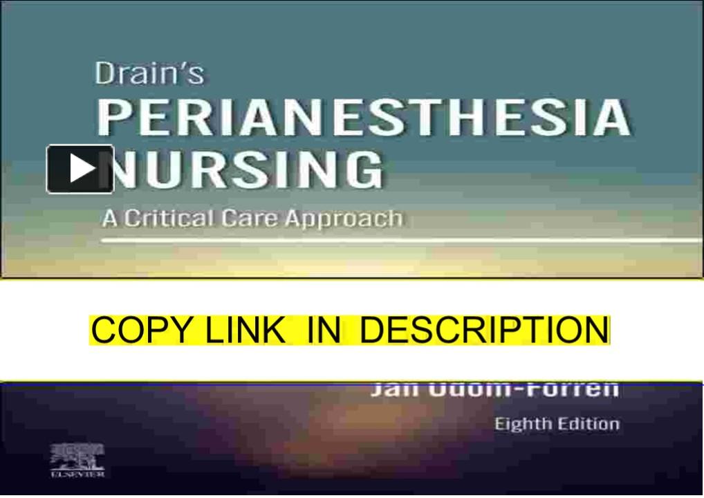 read pdf Drain's PeriAnesthesia Nursing: A Critical Care Approach 8th ...