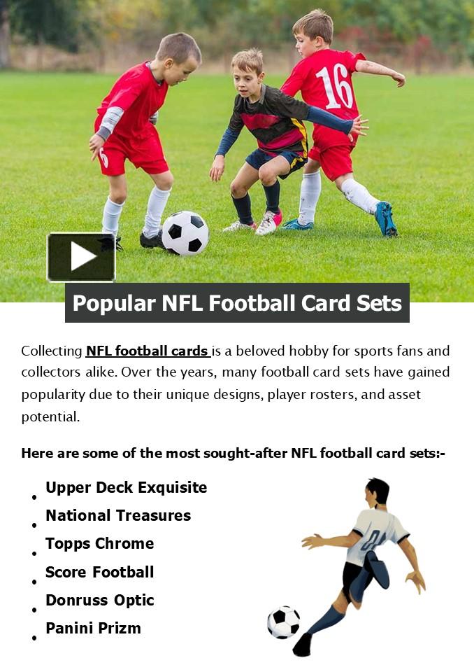 PPT – Popular NFL Football Card Sets PowerPoint presentation | free to ...