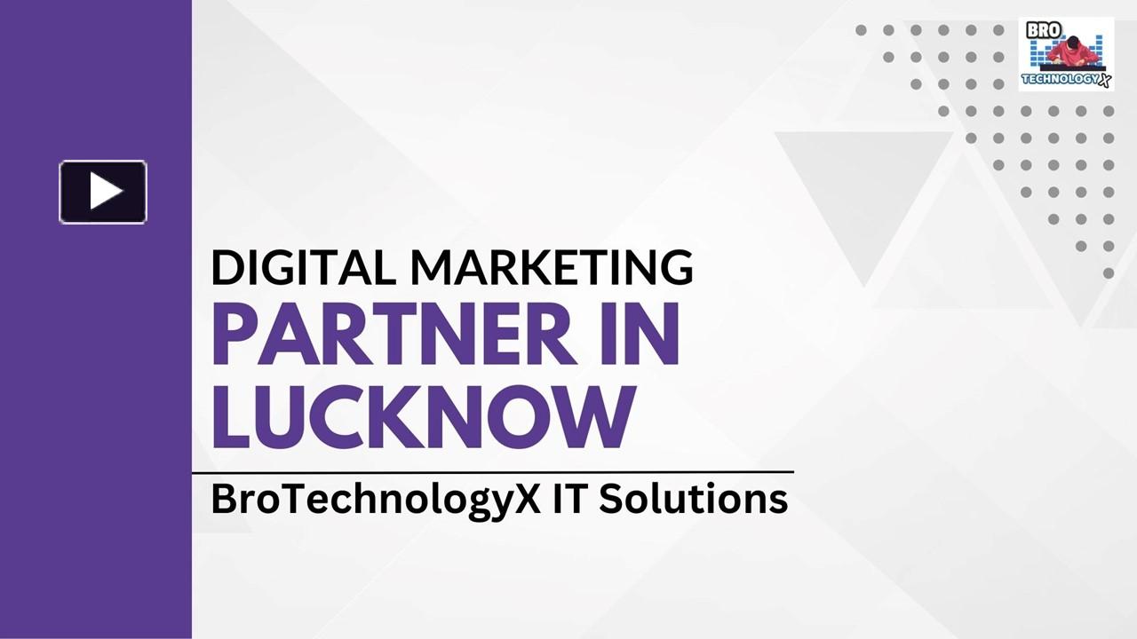 PPT – Digital Marketing Company in Lucknow PowerPoint presentation ...